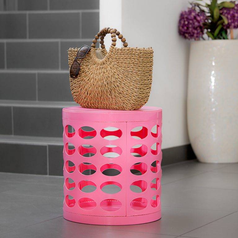 Otto Storage - OTTO Storage Stool – Pink
