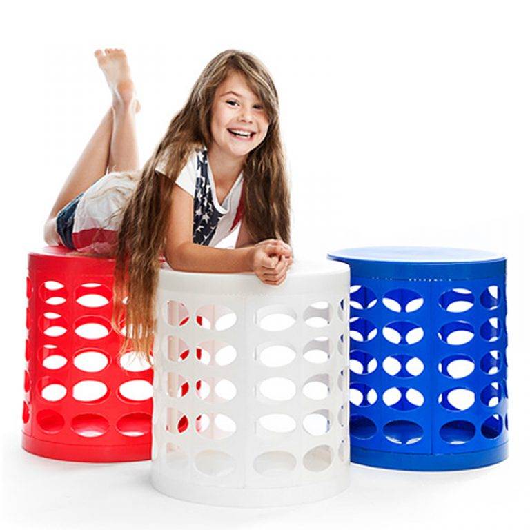 Otto Storage - OTTO Storage Stool – Blue