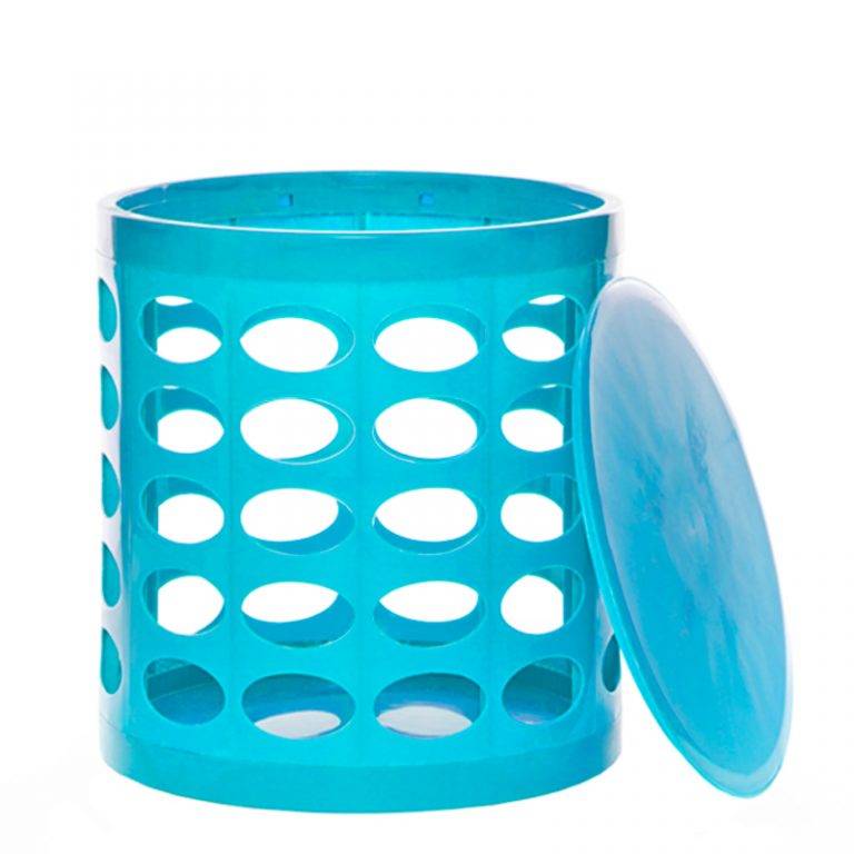 Otto Storage - OTTO Storage Stool – Turquoise Blue